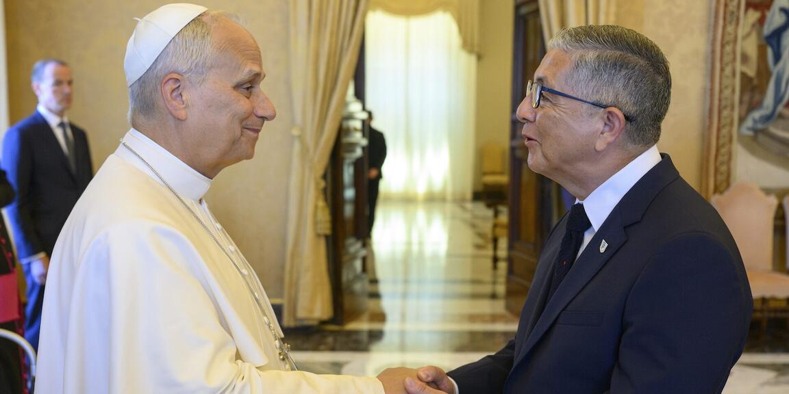 USF President Meets with Pope Leo XIV | University of San Francisco