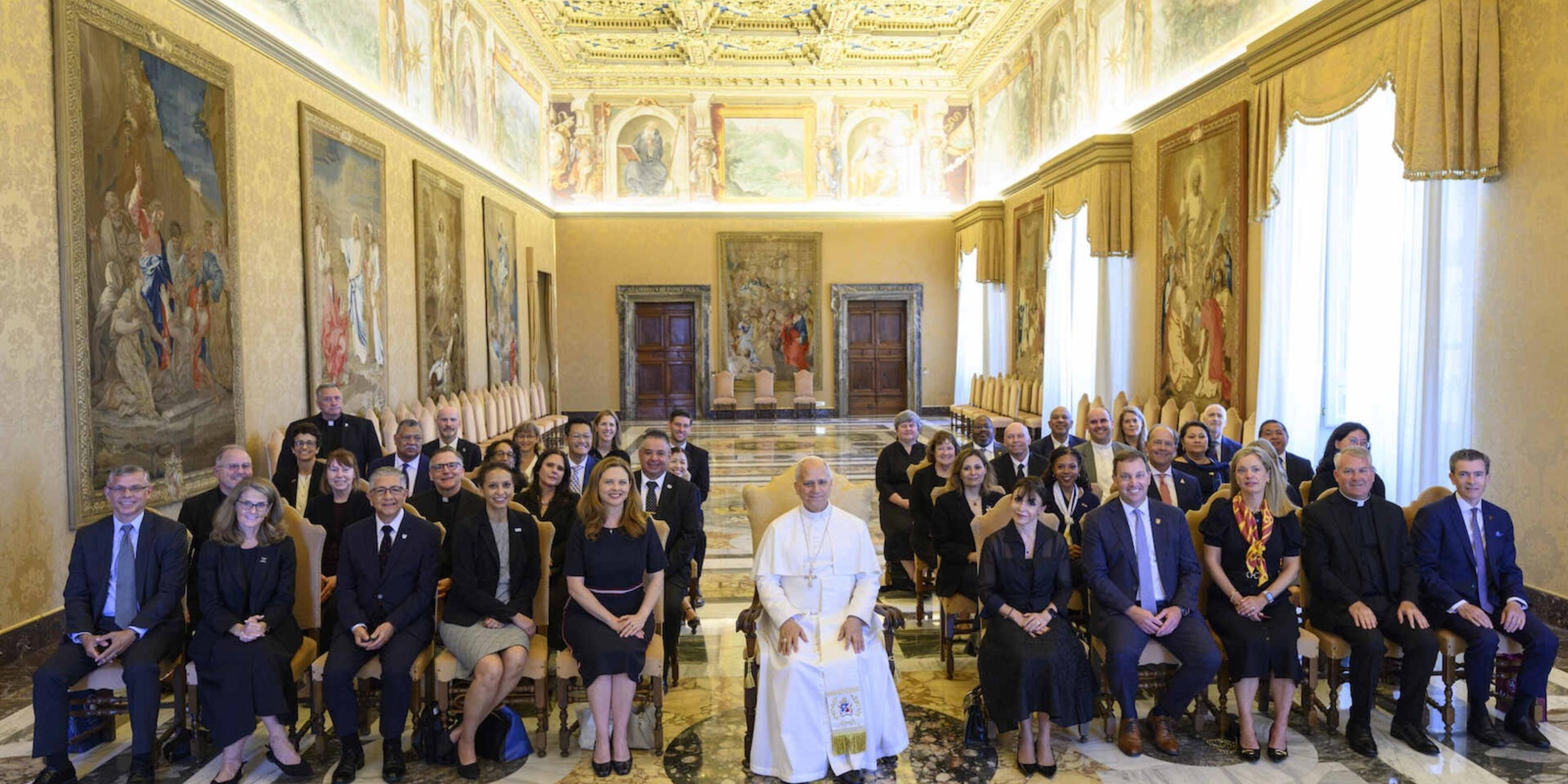 USF President Meets with Pope Leo XIV | University of San Francisco